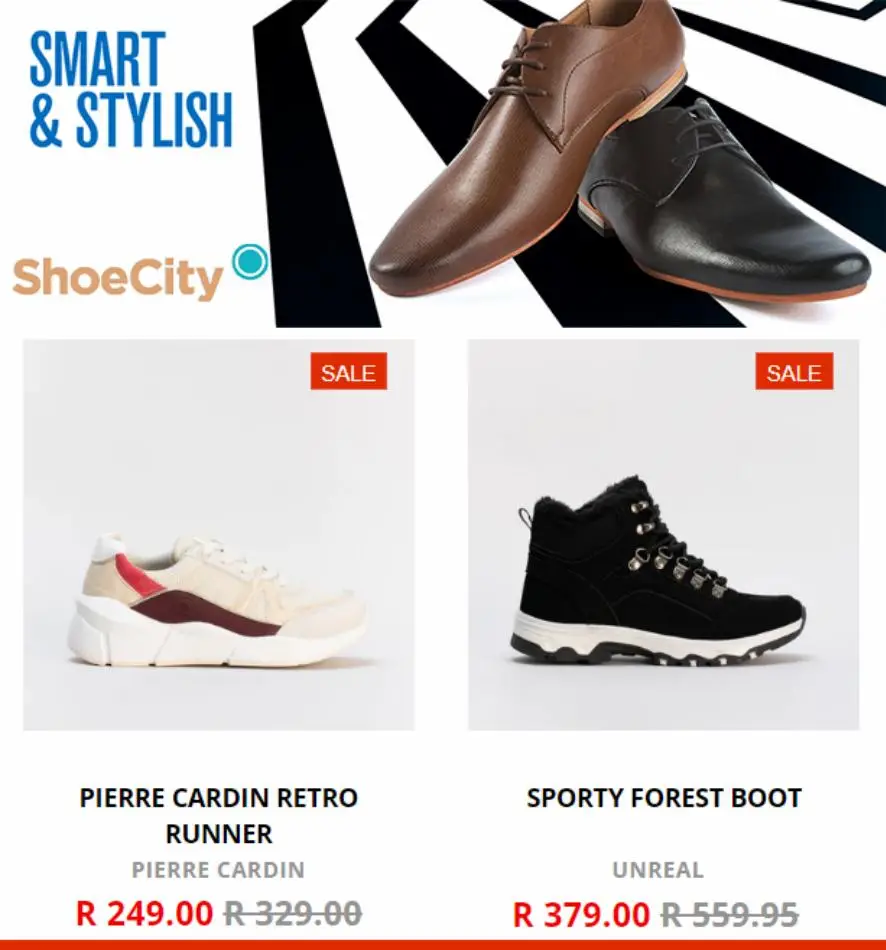 Shoe City South Africa — Product catalog, promotions and discounts ...
