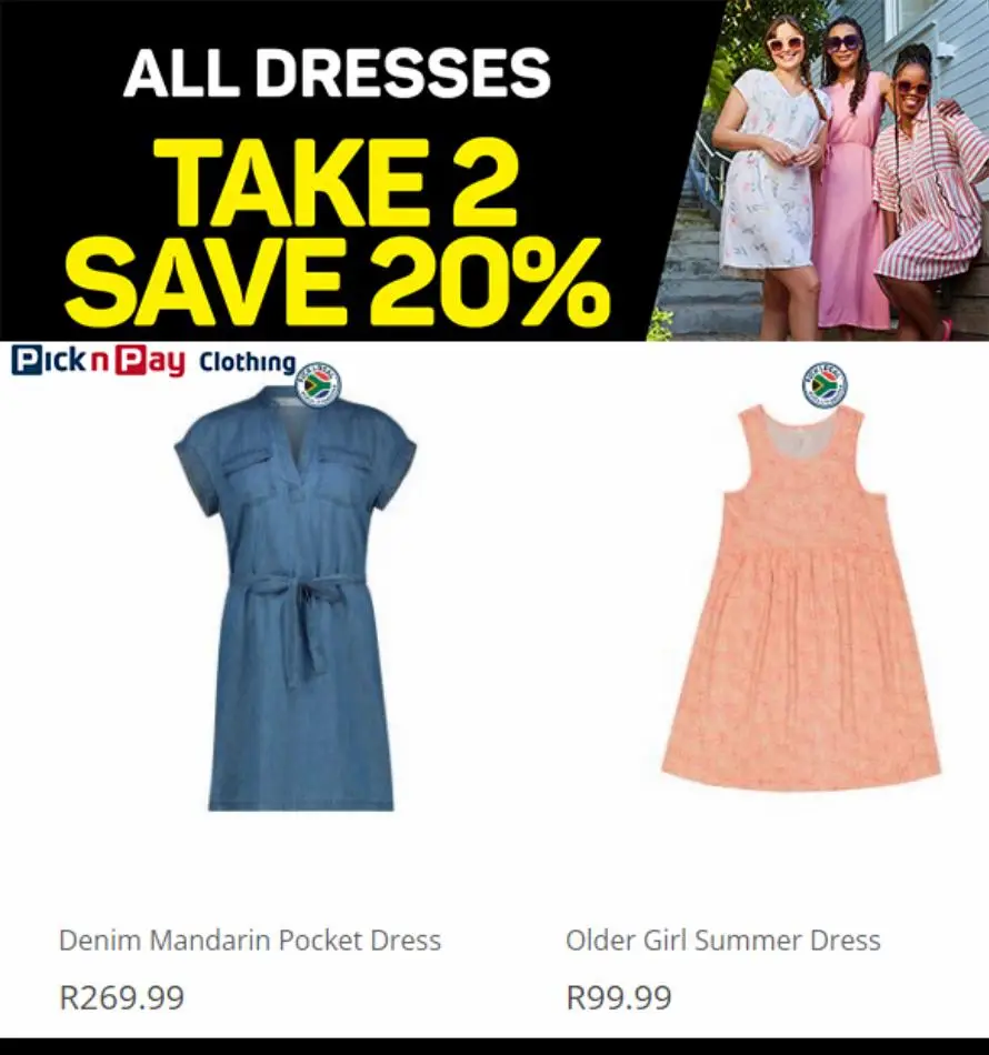 Pick n Pay Clothing: Take 2 Save 20%! 05.10.2022/19.10.2022 ...