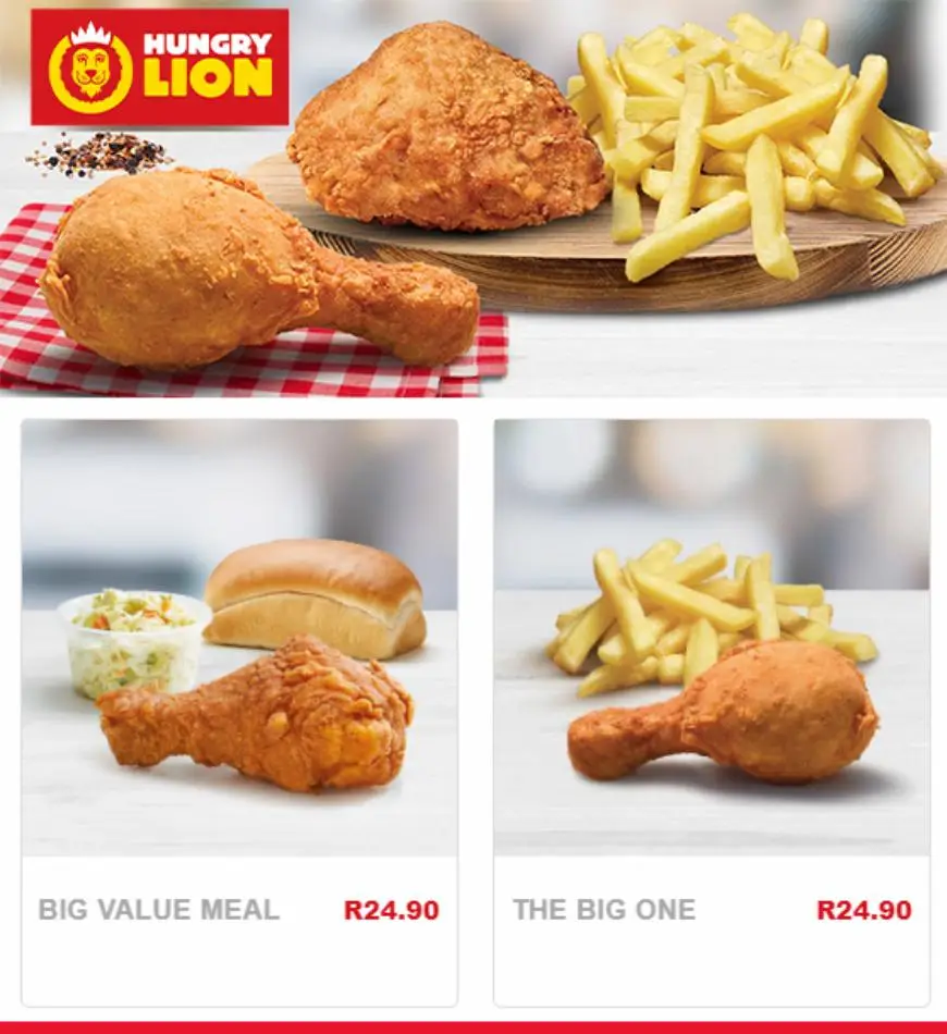 Hungry Lion South Africa — Product catalog, promotions and discounts ...