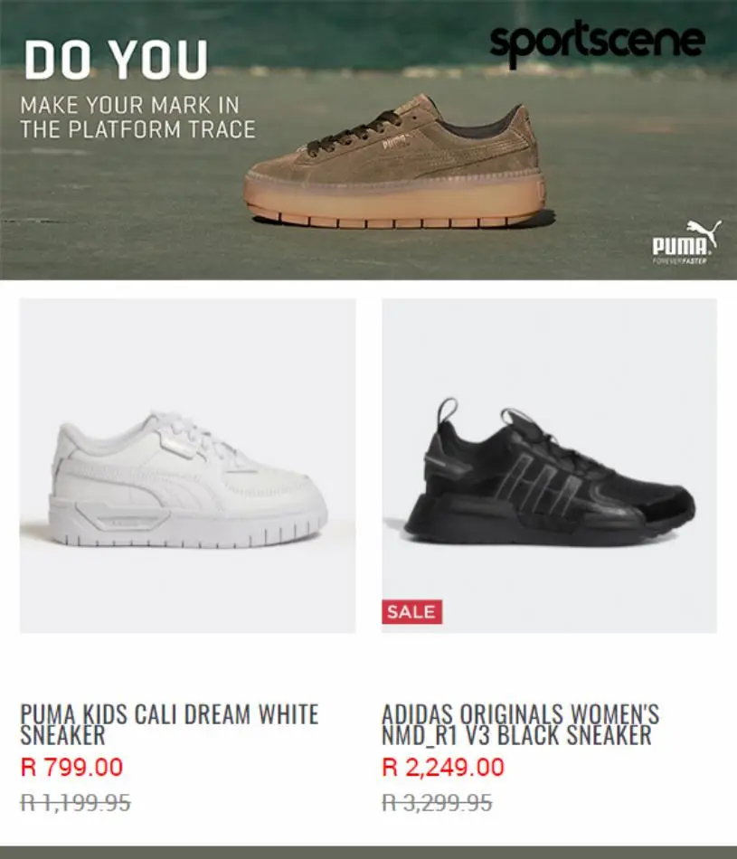 Sportscene South Africa — Product catalog, promotions and discounts ...