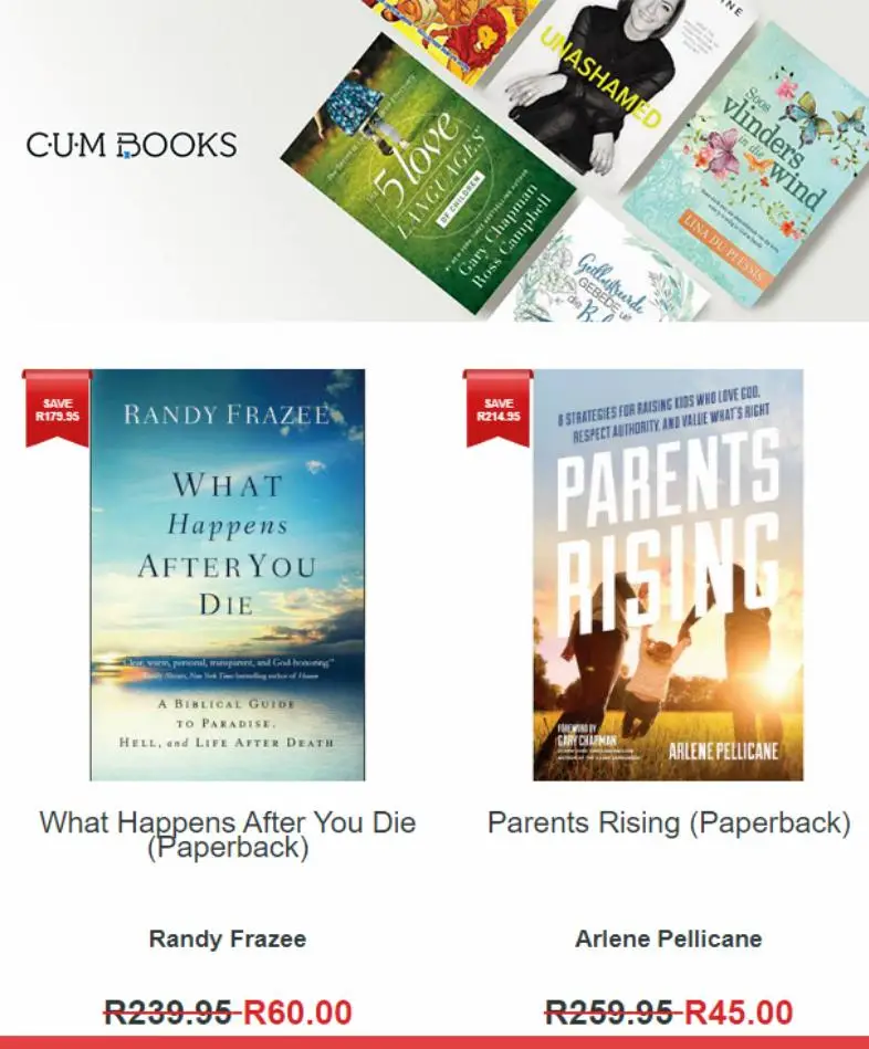 CUM Books South Africa — Product catalog, promotions and discounts ...