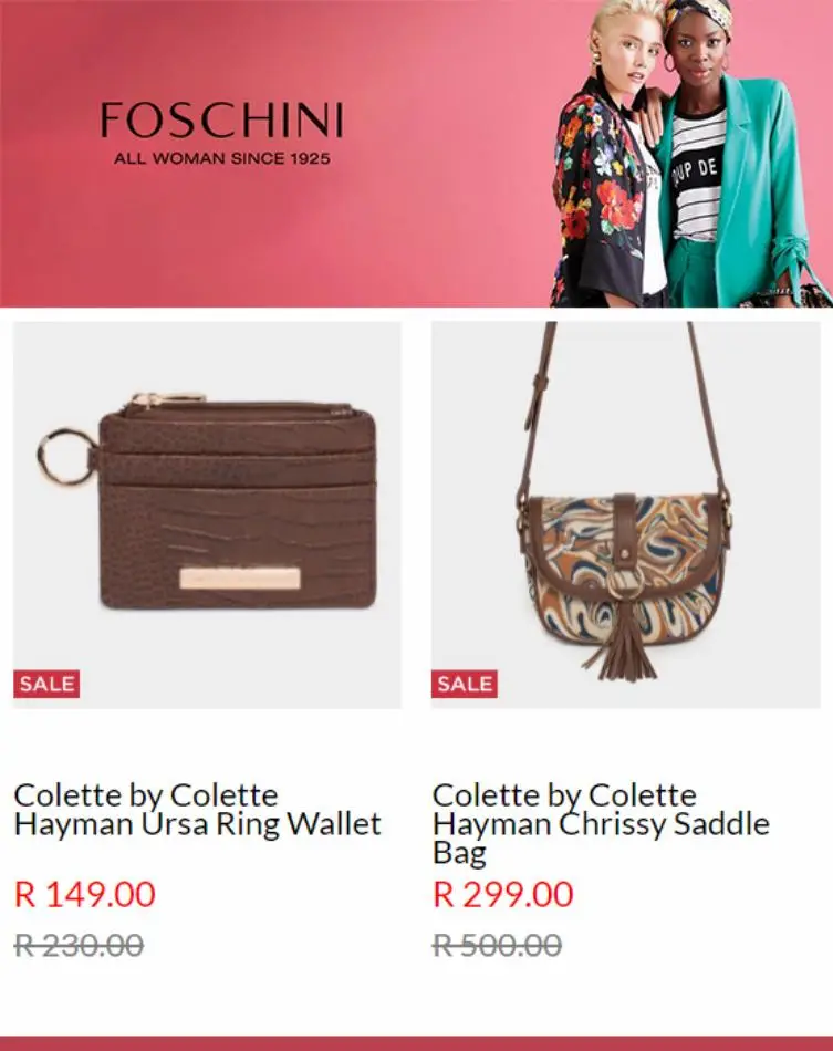 Foschini South Africa — Product catalog, promotions and discounts ...