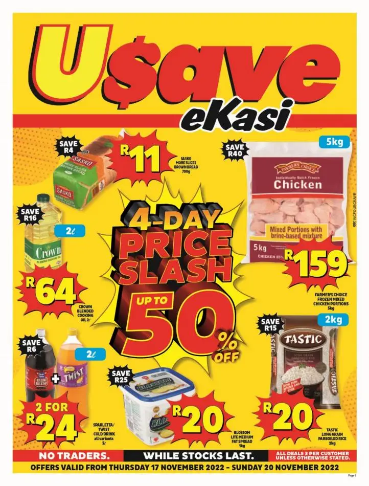 Usave: Usave weekly specials 16.11.2022/19.11.2022 | Catalogium South ...
