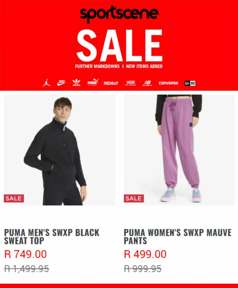 Sportscene South Africa — Product catalog, promotions and discounts ...