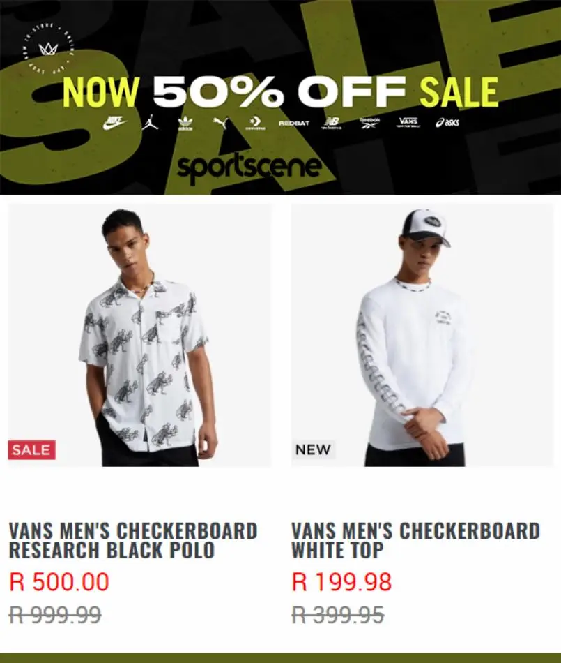 Sportscene South Africa — Product catalog, promotions and discounts ...