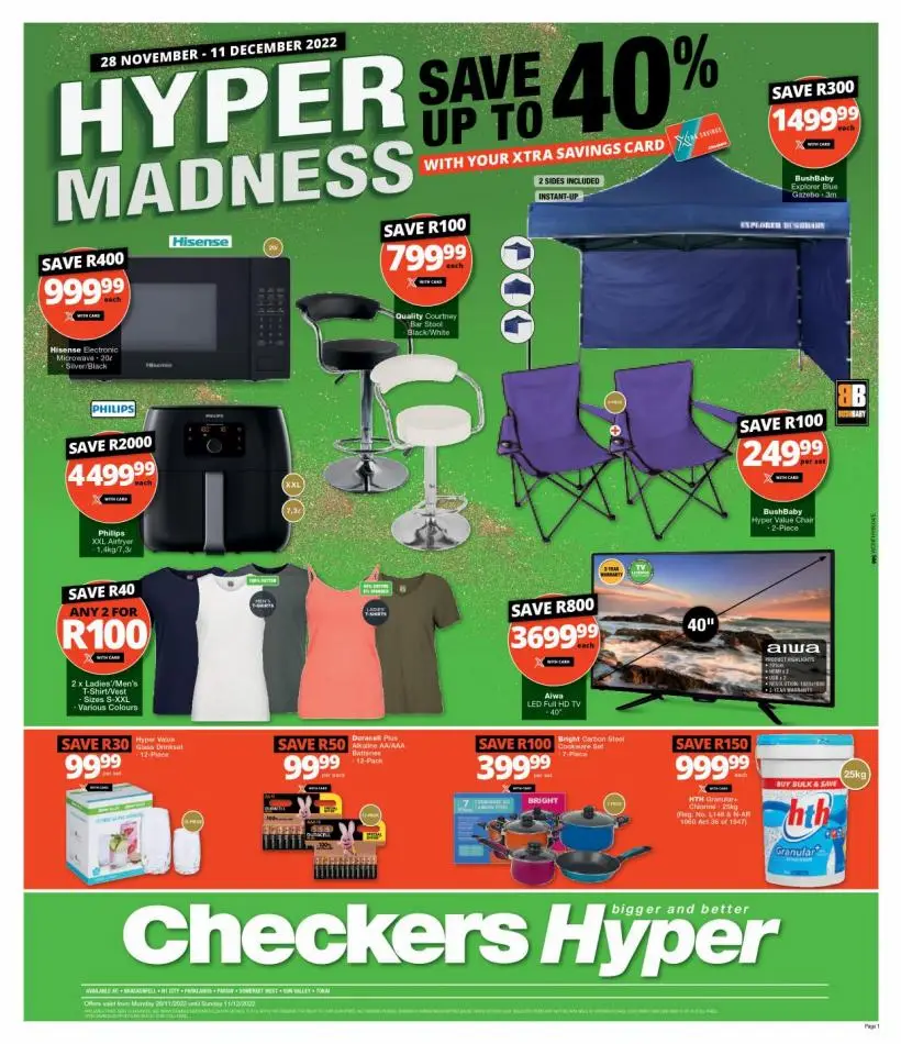Checkers Liquor Shop: Checkers Hyper Madness 27.11.2022/10.12.2022 ...
