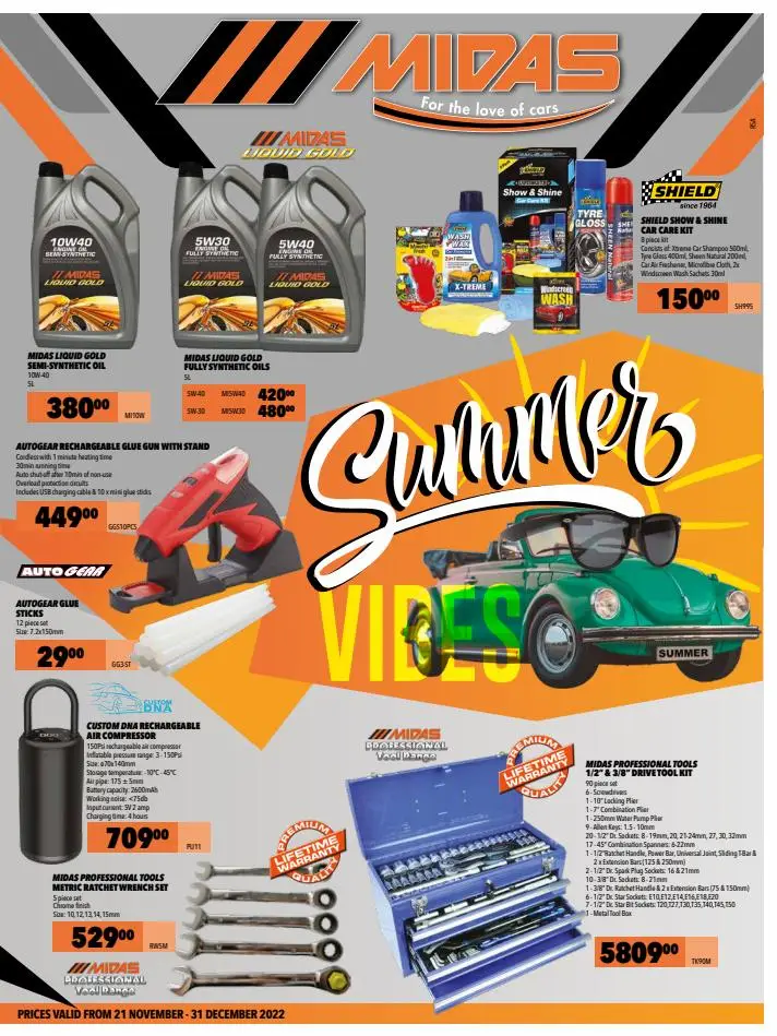 Midas South Africa — Product catalog, promotions and discounts ...
