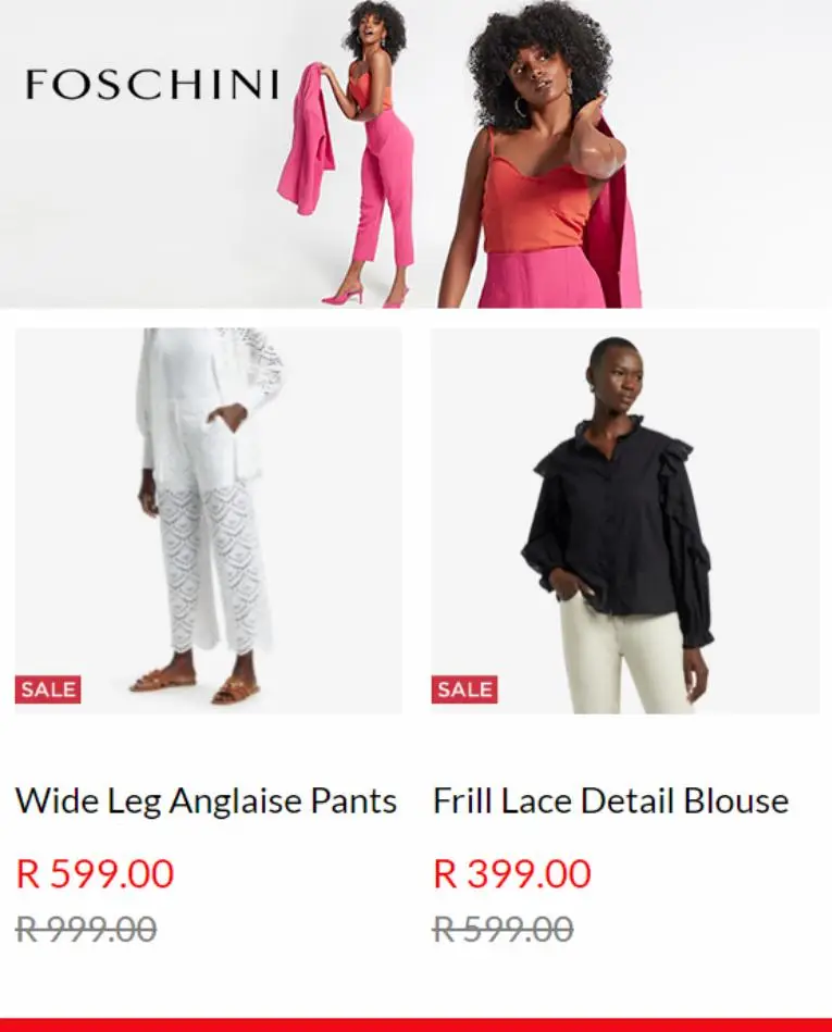 Foschini South Africa — Product catalog, promotions and discounts ...