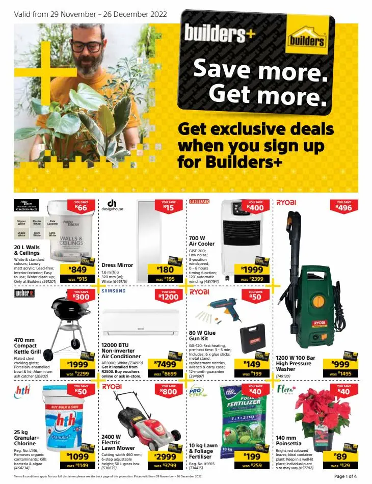 Builders Warehouse South Africa — Product catalog, promotions and ...