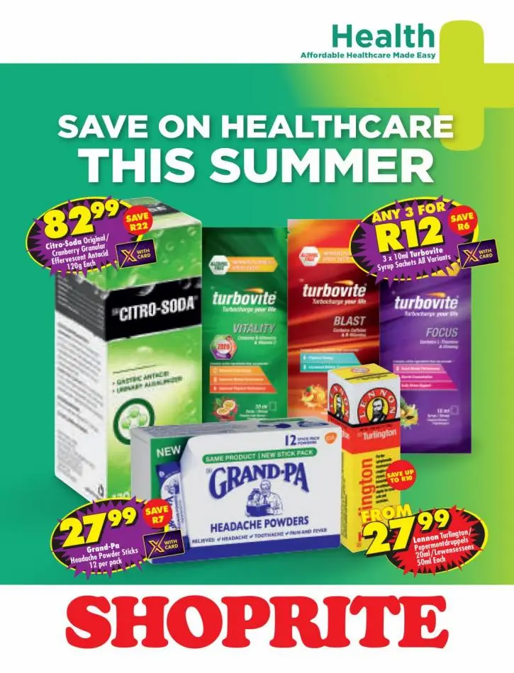 MediRite: MediRite Shoprite Specials 28.11.2022/10.12.2022 | Catalogium ...