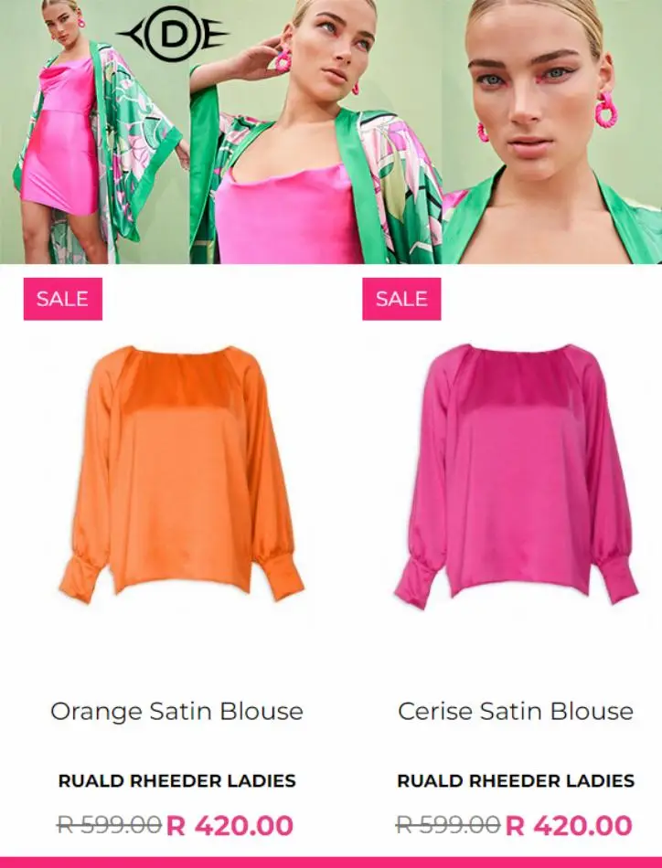 YDE South Africa — Product catalog, promotions and discounts ...