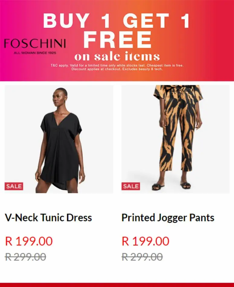 Foschini South Africa — Product catalog, promotions and discounts ...