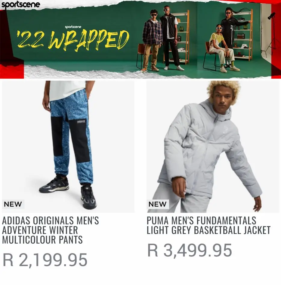 Sportscene South Africa — Product catalog, promotions and discounts ...