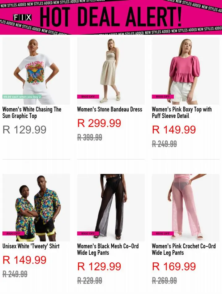 The FIX South Africa — Product catalog, promotions and discounts ...