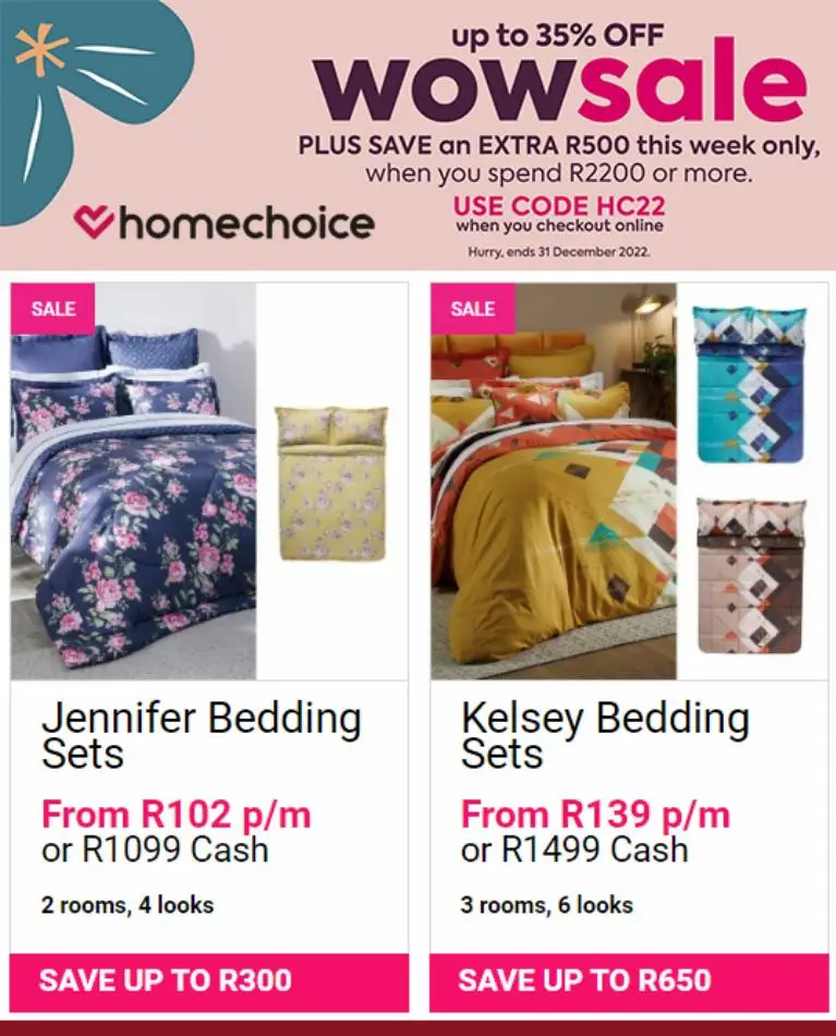 HomeChoice South Africa — Product catalog, promotions and discounts ...