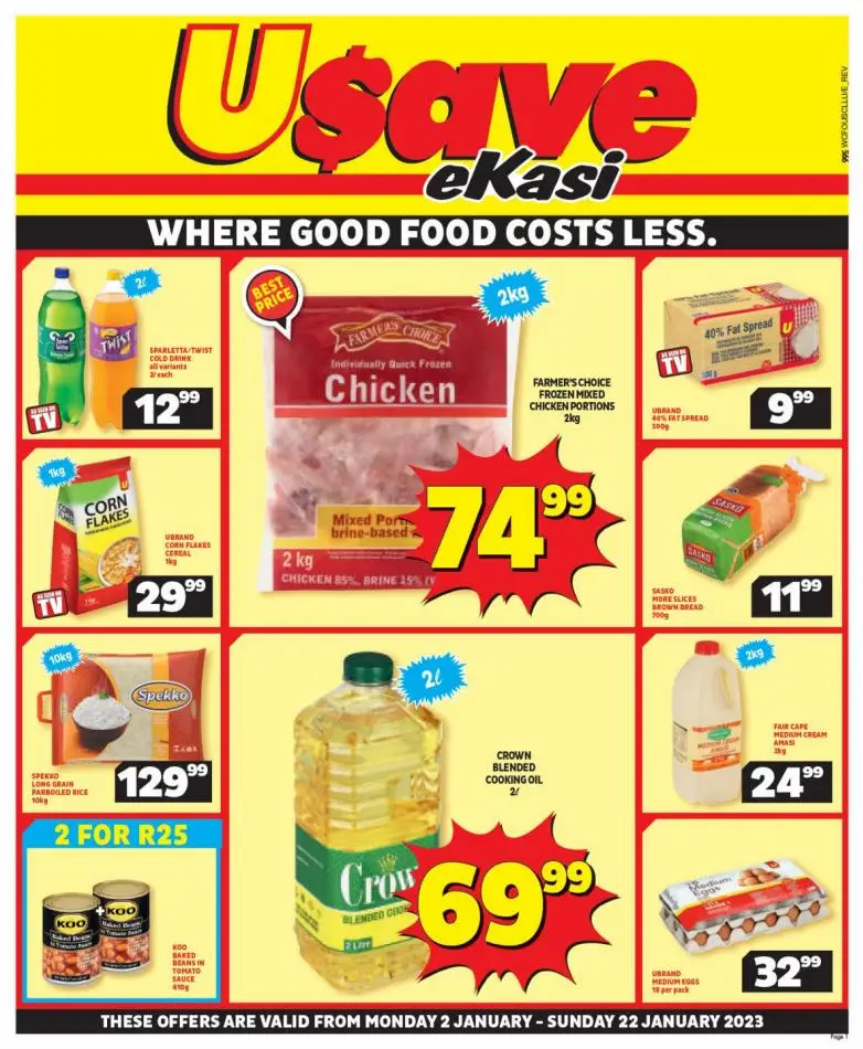 Usave: Usave weekly specials 01.01.2023/21.01.2024 | Catalogium South ...