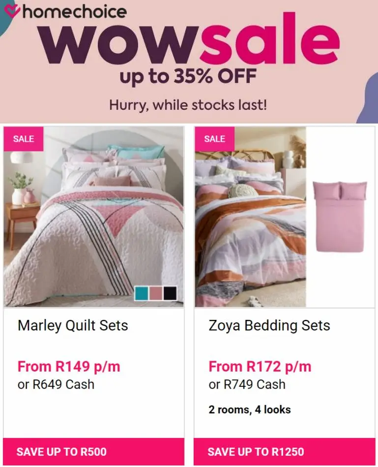 HomeChoice South Africa — Product catalog, promotions and discounts ...