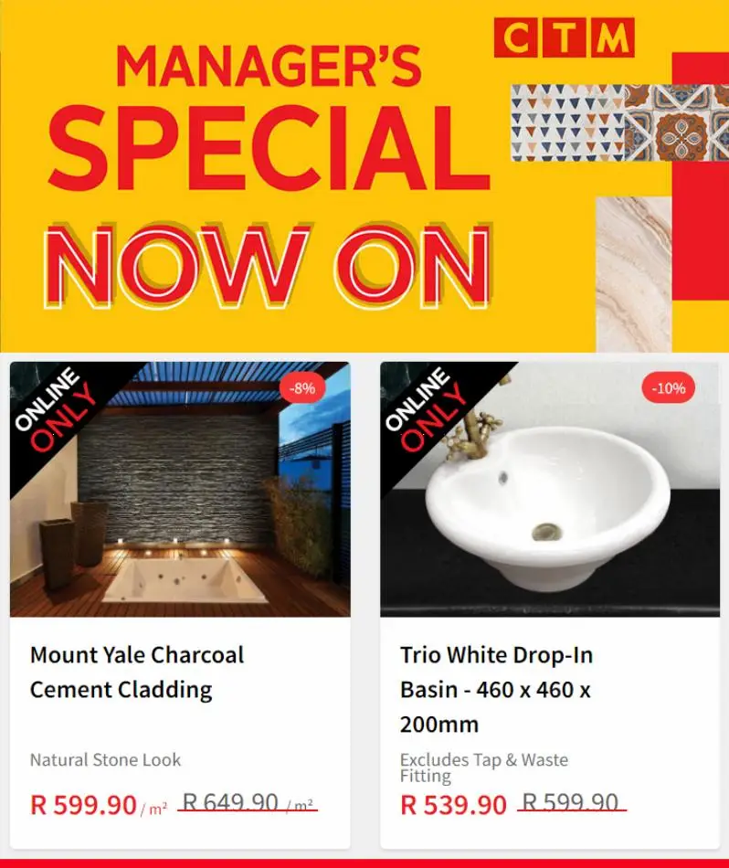 CTM South Africa — Product catalog, promotions and discounts ...