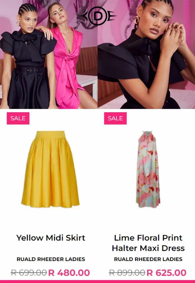 YDE South Africa — Product catalog, promotions and discounts ...