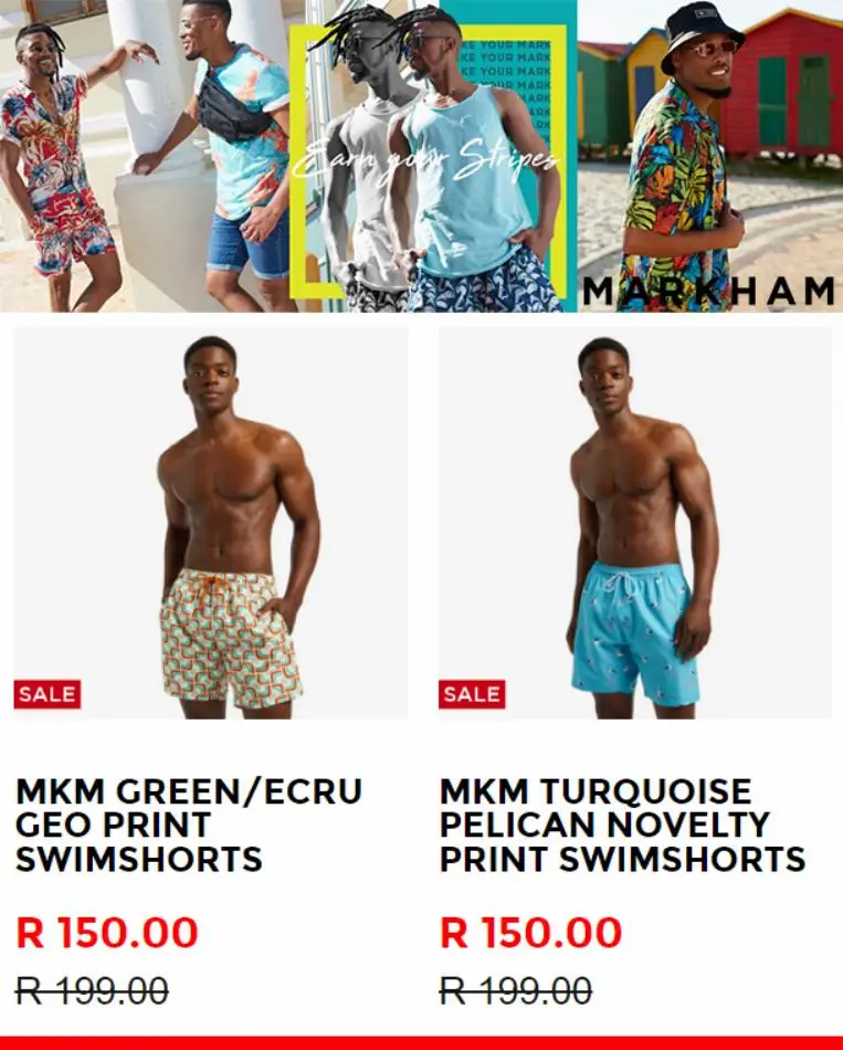 Markham South Africa — Product catalog, promotions and discounts ...