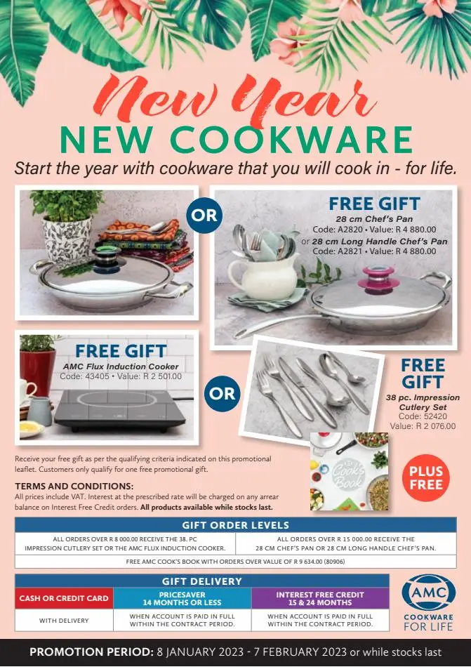 AMC Cookware South Africa — Product catalog, promotions and discounts ...