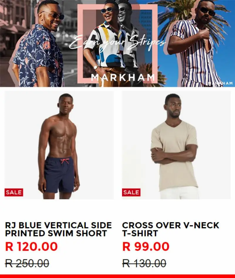 Markham South Africa — Product catalog, promotions and discounts ...