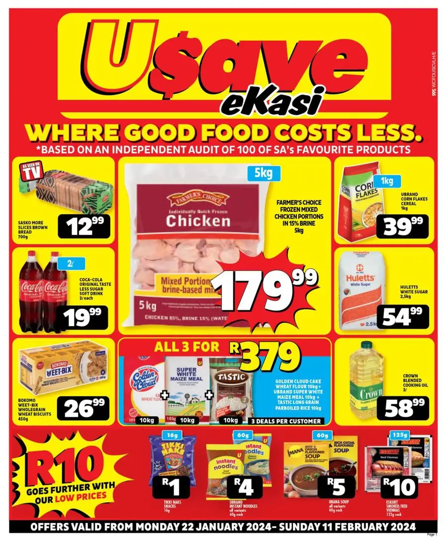 Usave: Usave weekly specials 21.01.2024/10.02.2024 | Catalogium South ...