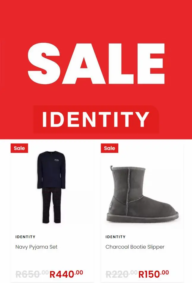 Identity South Africa — Product catalog, promotions and discounts ...