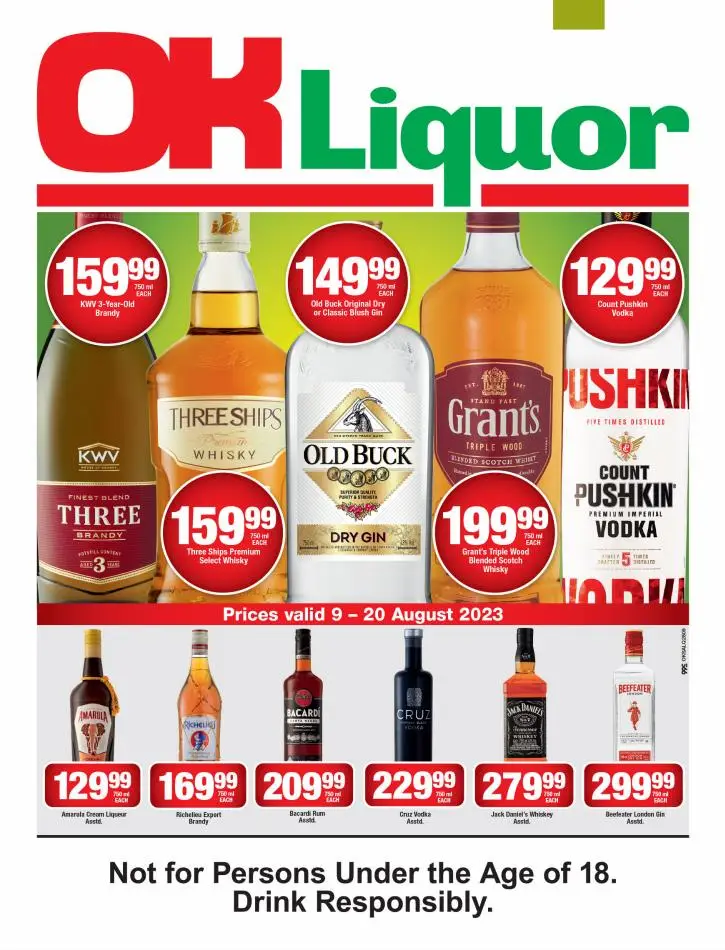 OK Liquor South Africa — Product catalog, promotions and discounts ...