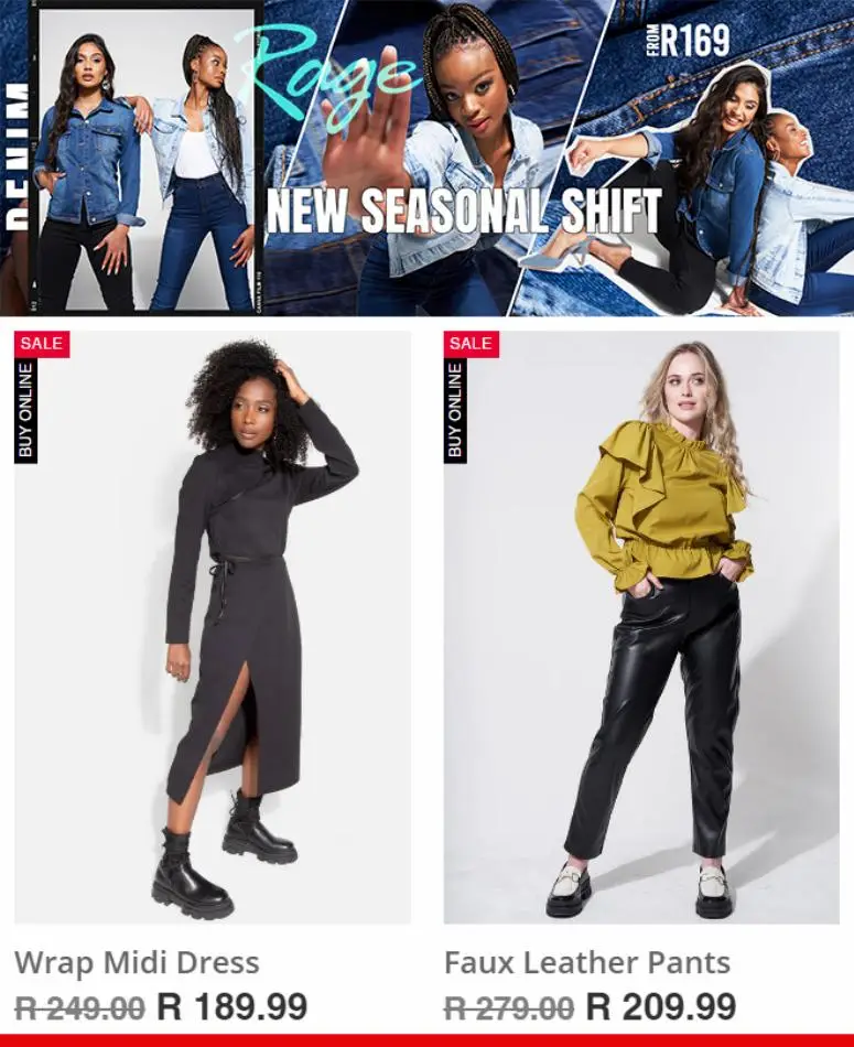 Rage South Africa — Product catalog, promotions and discounts ...
