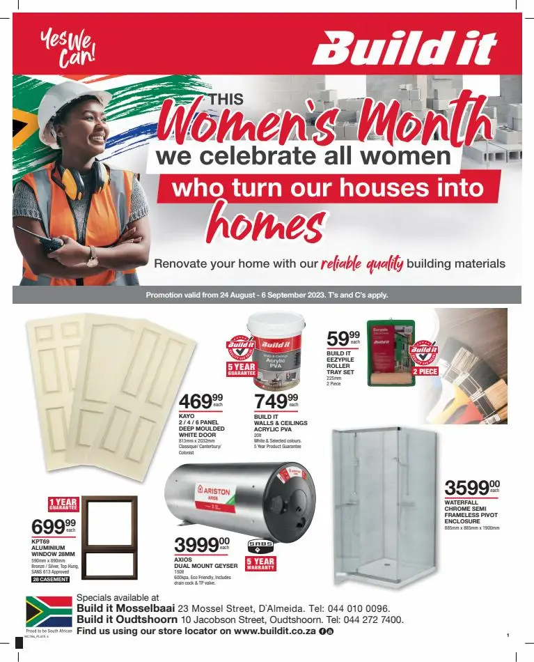 Build It South Africa — Product catalog, promotions and discounts ...