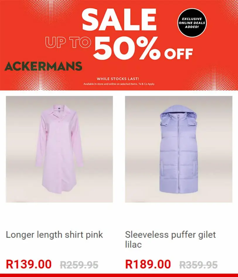 Ackermans South Africa — Product catalog, promotions and discounts ...