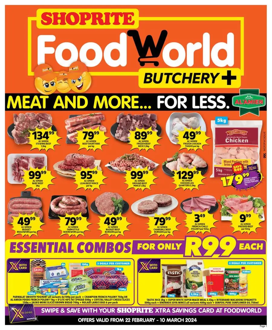 Gucci: Shoprite Food World 22.02.2024/09.03.2024 | Catalogium South Africa