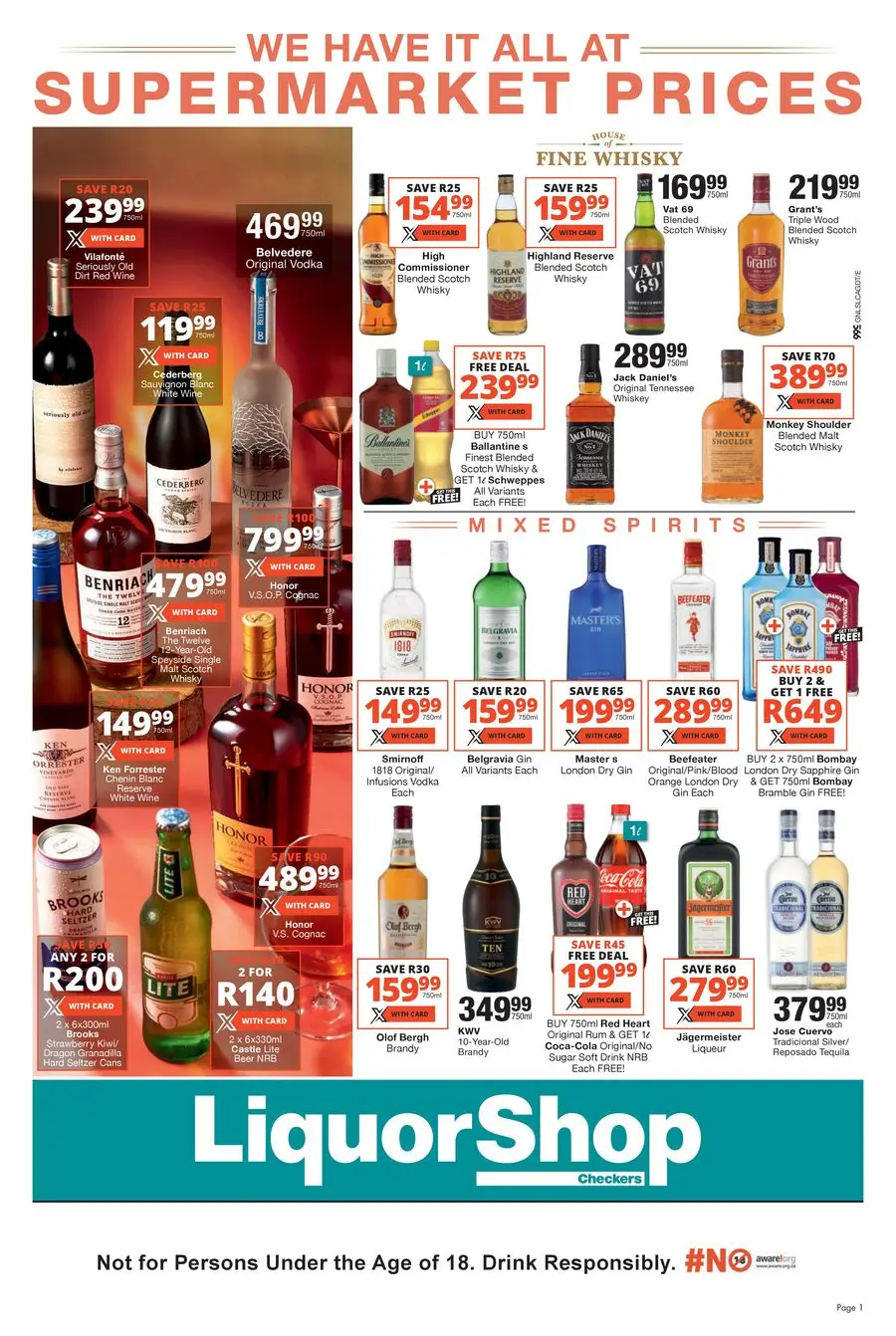 Checkers Liquor Shop South Africa — Product catalog, promotions and ...