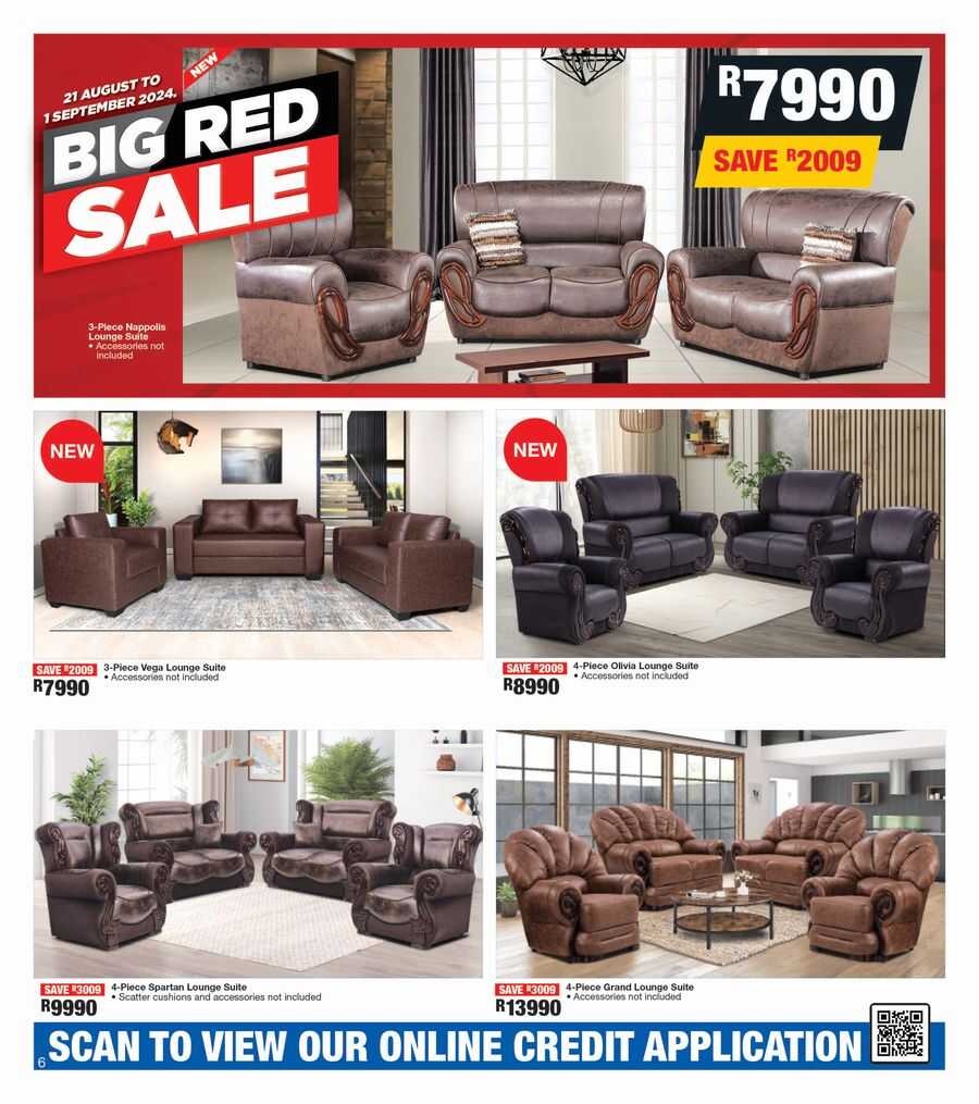 OK Furniture: Big Red Sale. 20.08.2024/31.08.2024 | Catalogium South Africa