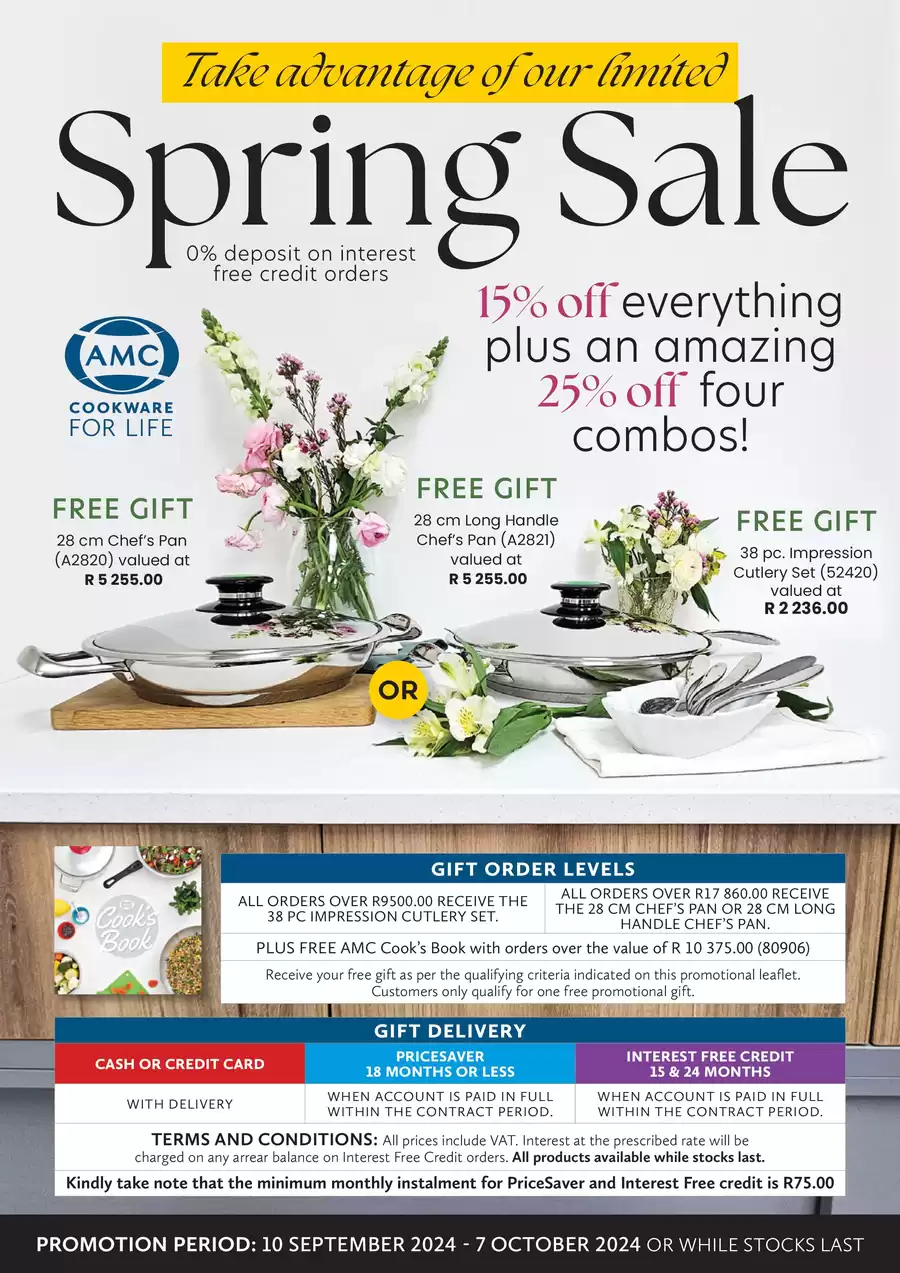 AMC Cookware: September 2024 Promotion 12.09.2024/06.10.2024 ...