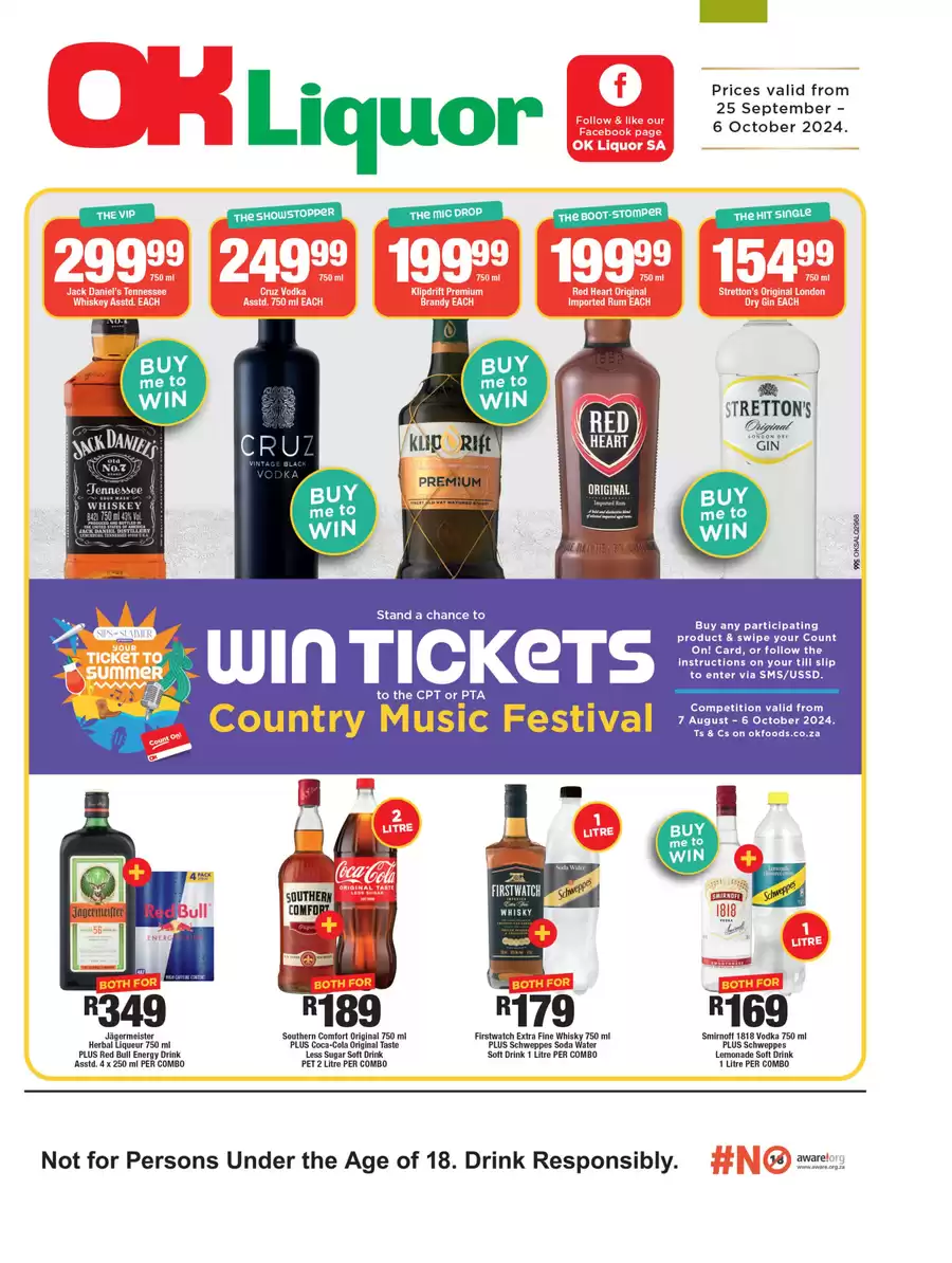 OK Liquor South Africa — Product catalog, promotions and discounts ...