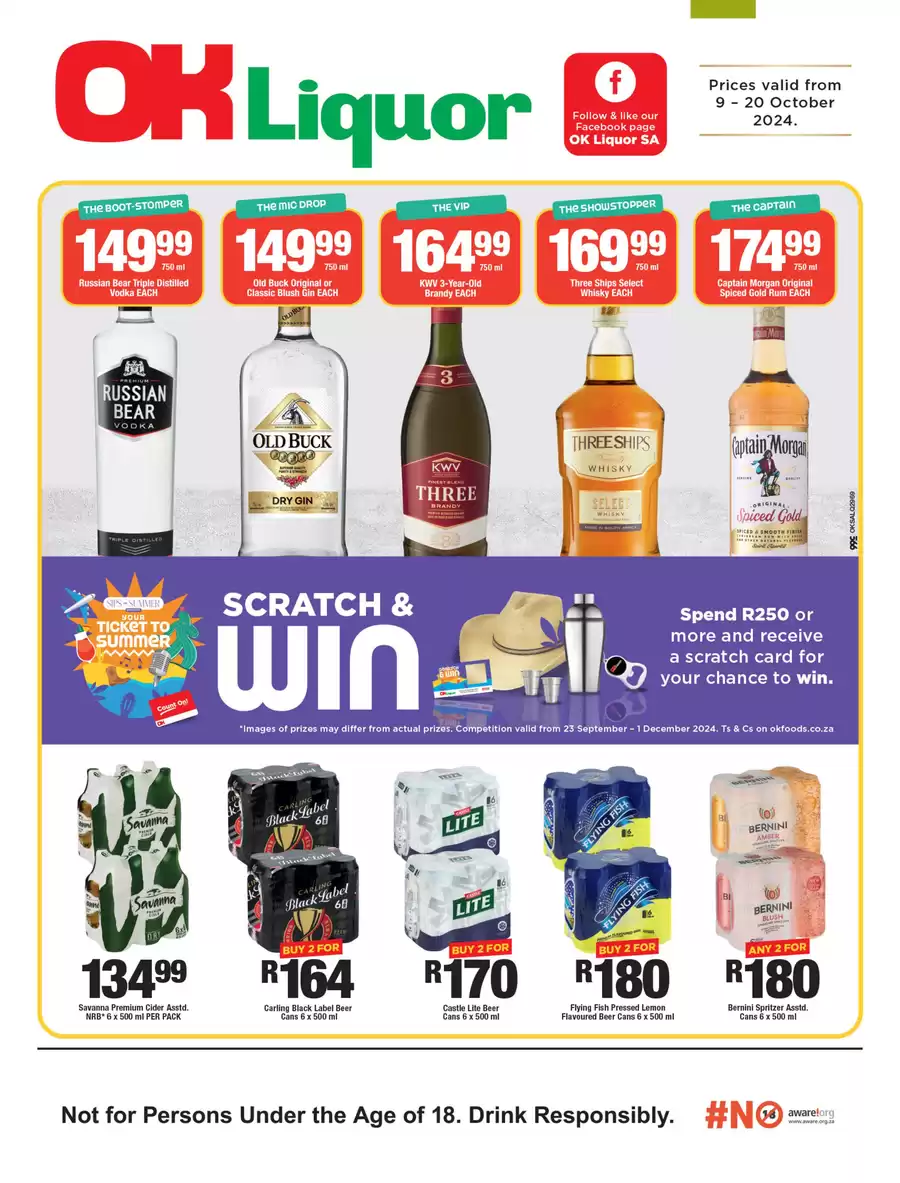 OK Liquor South Africa — Product catalog, promotions and discounts ...
