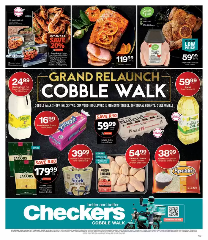 Checkers Hyper: Checkers Cobble Walk Store Relaunch 22.11.2024/08.12. ...