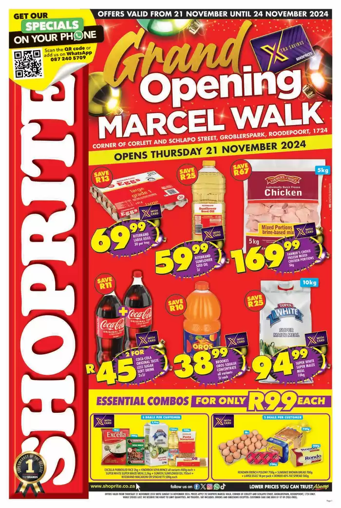 Gucci: Shoprite Grand Opening Marcel Walk 22.11.2024/24.11.2024 ...