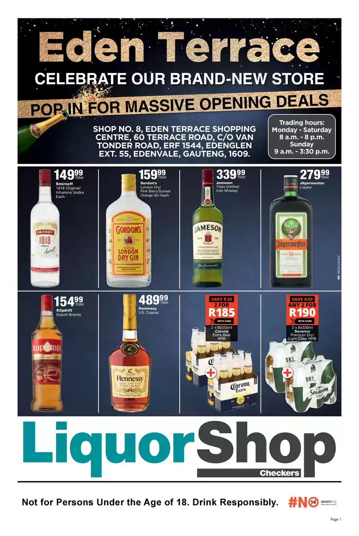 Checkers Liquor Shop South Africa — Product catalog, promotions and ...