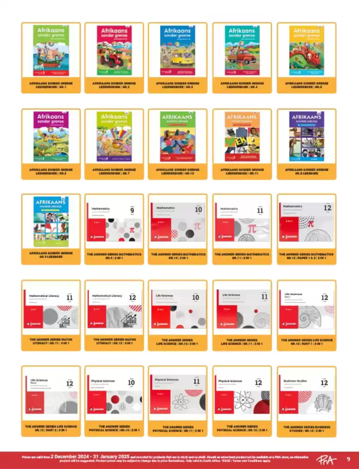 PNA: Back 2 School Catalogue 11.12.2024/31.01.2025 | Catalogium South ...