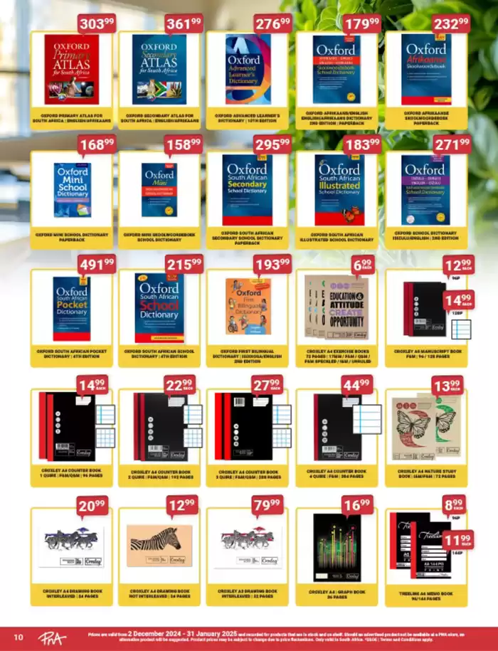 PNA: Back 2 School Catalogue 11.12.2024/31.01.2025 | Catalogium South ...