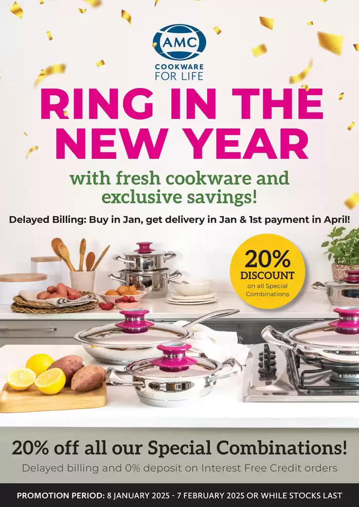 AMC Cookware: AMC Cookware January 2025 Promotion 09.01.2025/07.02.2025 ...