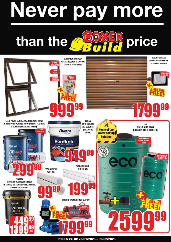 Boxer Build South Africa — Product catalog, promotions and discounts ...