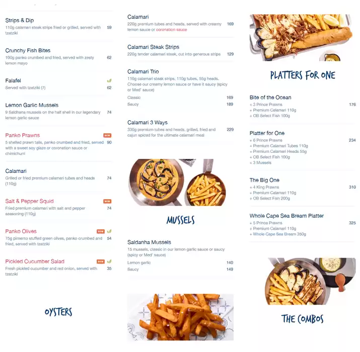 Ocean Basket: Ocean Basket Menu 03.02.2025/28.02.2025 | Catalogium ...