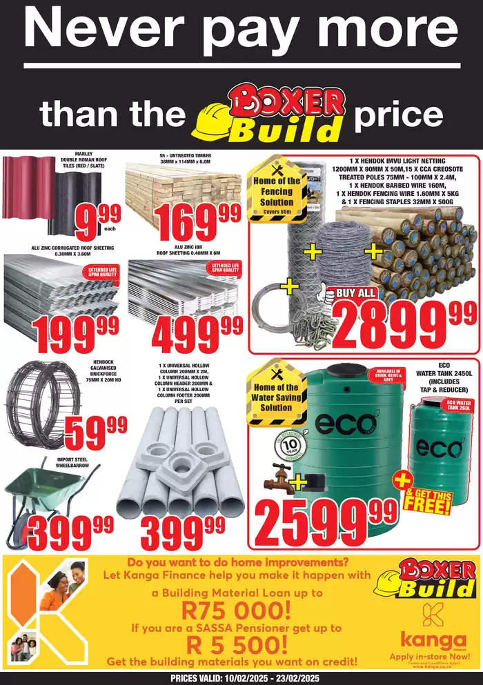 Boxer Build South Africa — Product catalog, promotions and discounts ...