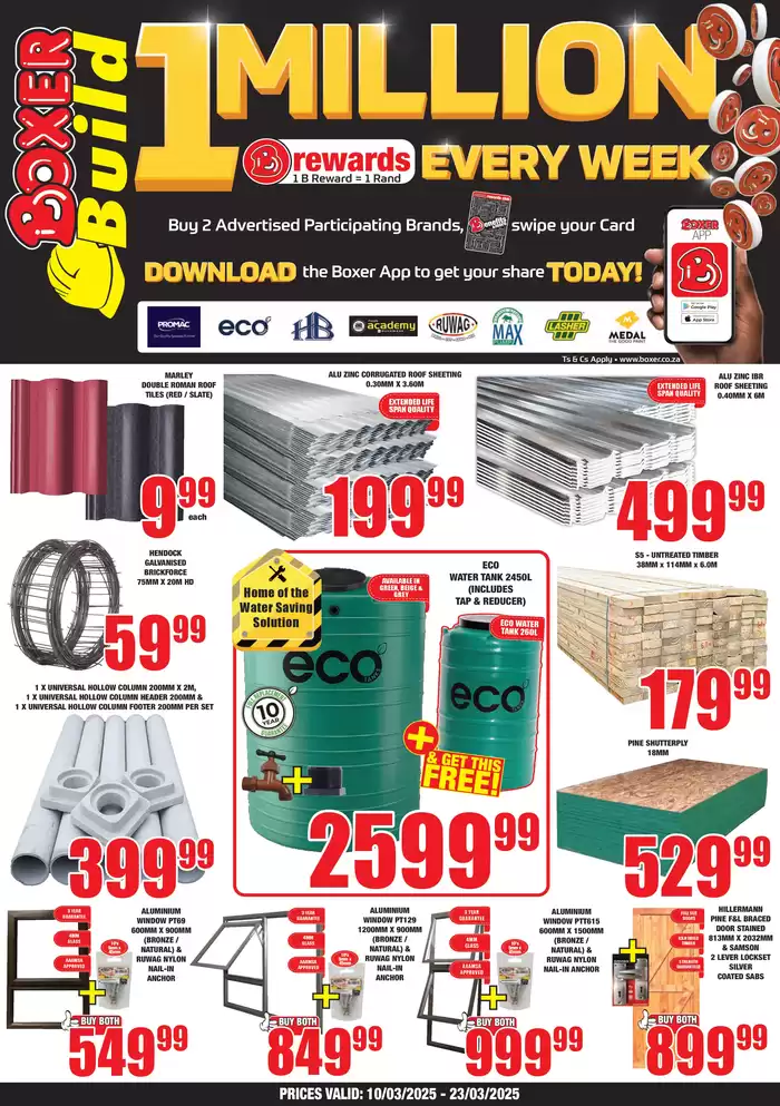 Boxer Build South Africa — Product catalog, promotions and discounts ...
