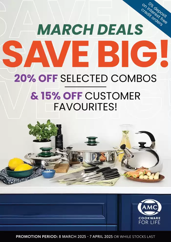 AMC Cookware: March 2025 Promotion 17.03.2025/07.04.2025 | Catalogium ...
