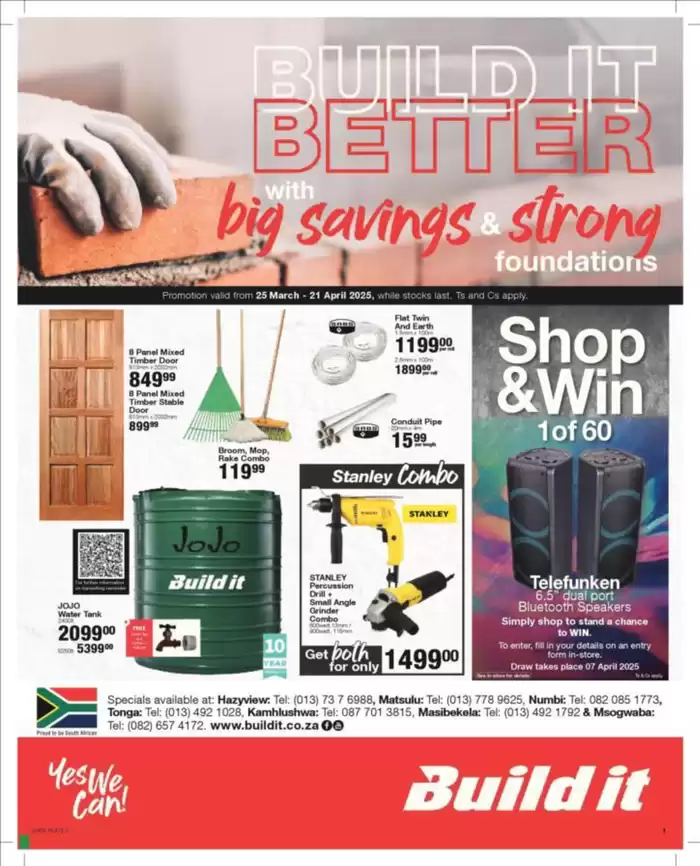 Build It: Build It Specials 20.01.2025/08.02.2025 | Catalogium South Africa
